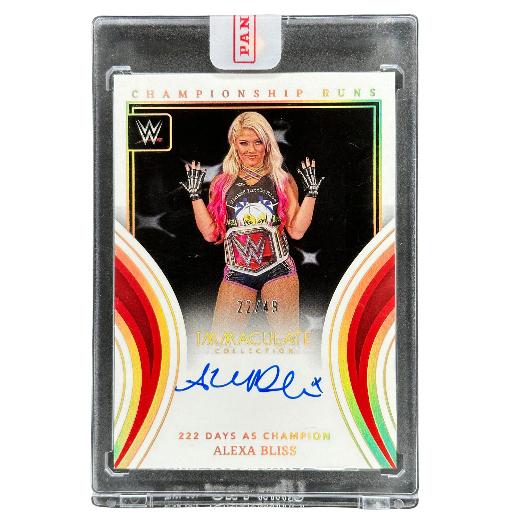 Alexa Bliss 2023 Immaculate Championship Runs Auto 22/49 #ICR-ABS ...